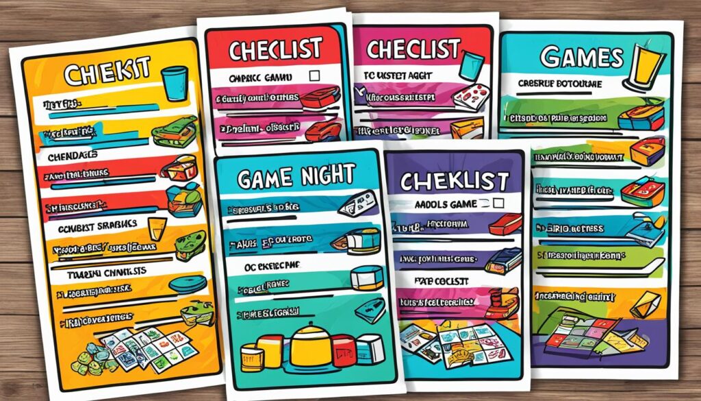 Game Night Checklist Printable: Stay Organized Easily